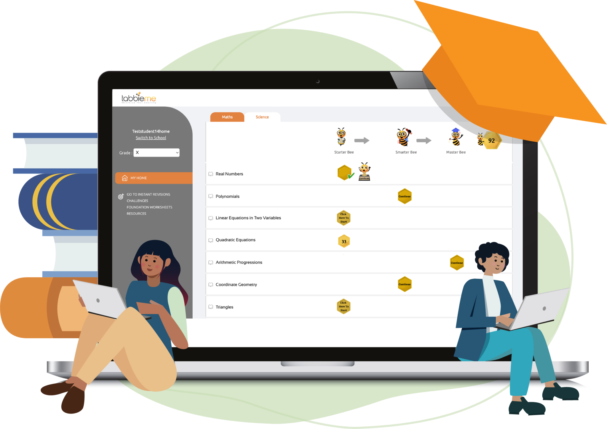 TabbieMath personalised learning Annual Subscription - TabbieMe